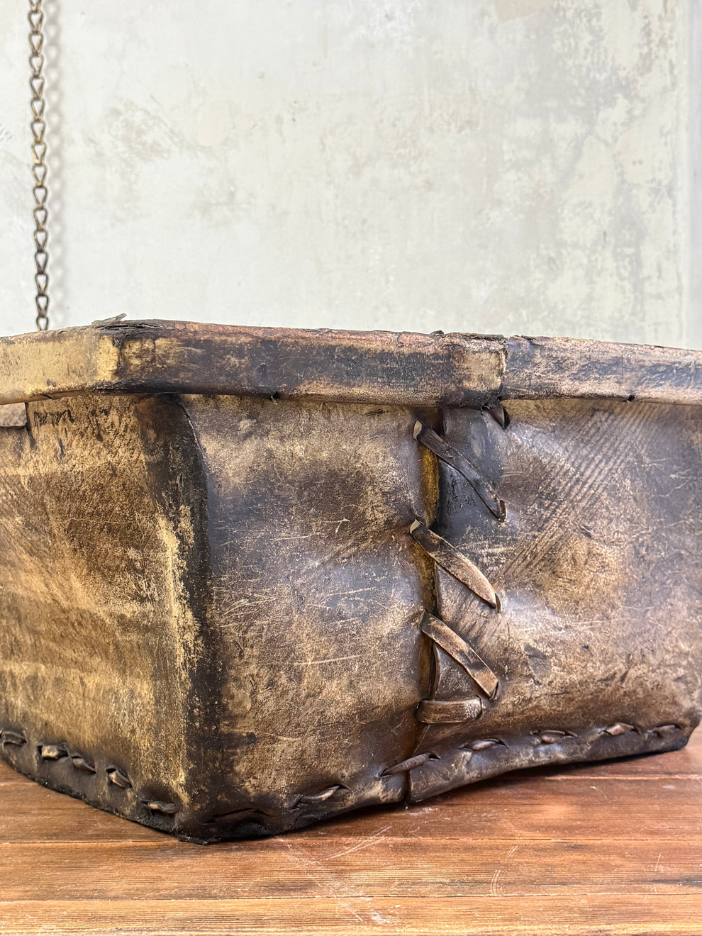 19th Century Buffalo Rawhide Mill Bucket - No 1 – viki.knott